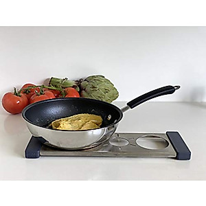 Sanni Shoo Drip.it | Multifunctional Space Saving Stainless Steel Kitchen Sink Caddy | Bottle Holder | Compatible with Sodastream Bottles for Aqua Fizz, Penguin and Other Bottles | Drainer & Organizer