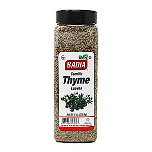 Badia 8 oz Whole Thyme Leaves/ Tomillo Entero Gluten Free Kosher