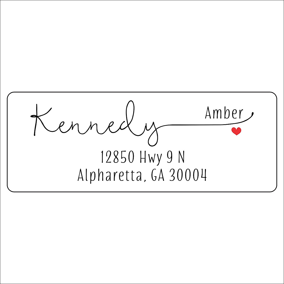 PrettySweetParty Clear Frosted Matte Finish Return Address Labels, Paper, 150 Labels, 5 Sheets, 30 Labels per Sheet, 2.625'' x 1''