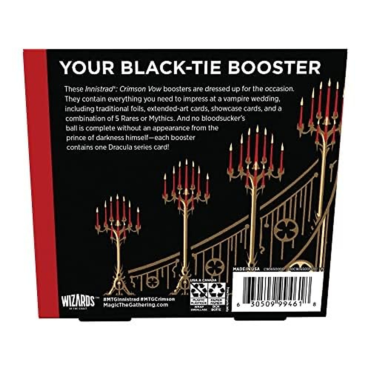 Magic: The Gathering Innistrad: Crimson Vow Collector Booster Box | 12 Packs + 2 Dracula Box Toppers (182 Magic Cards)