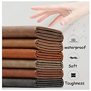 Reception Tables and Chairs Home Kitchen Leisure Table 80cm Marble Round Table Nordic 1 Table and 4 Chairs Vintage Leather Lounge Chair Office Reception Room Negotiating Table Cafe Library Lounge ( Co