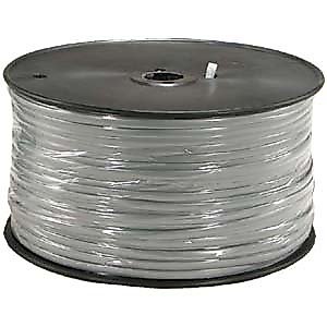 InstallerParts 1000 Ft 6 Conductor Silver Satin Modular Cable Reel 28AWG