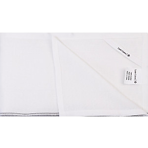 Kitchen Towel Set - 100% Cotton Kitchen Towels, Reusable Dish Cloths, Grey Dish Towels for Kitchen, Soft Absorbent Tea Towels, Durable Kitchen Hand Towels, 14” x 25” Kitchen Dish Towels - 6 Pack