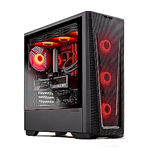 Skytech Gaming Eclipse Lite Gaming PC Desktop – AMD Ryzen 7 7800X3D 4.2 GHz, NVIDIA RTX 4070 Ti, 1TB NVME Gen4 SSD, 32GB DDR5 RAM RGB, 850W Gold PSU, 360mm AIO, 11AC Wi-Fi, Windows 11 Home 64-bit