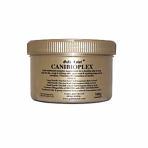 Canibioplex, Gold Label, Dog Supplement for Healthy Skin & Coat, Contains Biotin, 100 GM