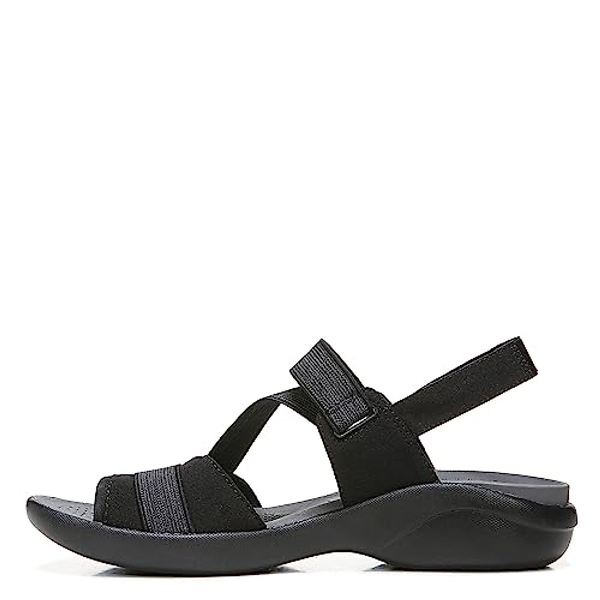 BZees Womens Chance Strappy Sandal Black 11 M
