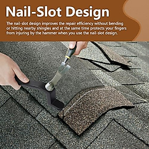SDSNTE 4140 Steel Roof Snake Tool for Efficient Roof Repair and Shingle Removal