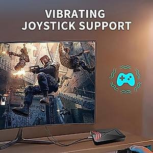 Retro Game Console - Plug and Play Video Game Console,Compatible with 17 Emulators,2T Portable External Hard Drive for Win PC/Laptop with PC/3D Games