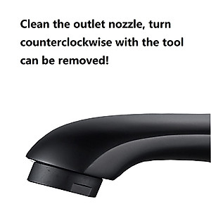 Black Bathroom Faucet Single Hole Bathroom Sink Faucet Matte Black Bathroom Faucet Single Handle Wash Basin Faucet Modern RV Faucet with pop-up Drain Suitable for 1 Hole or 3 Hole (Black, Short)