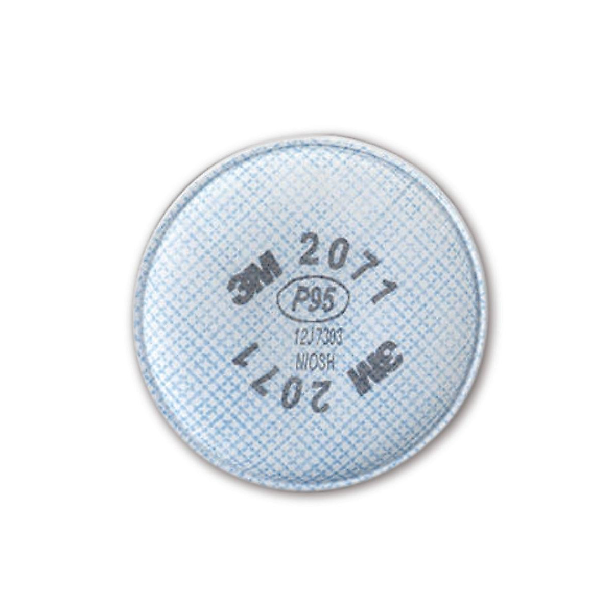 3M 50051138543568 Particulate Filter 2071, P95 (Pack of 2),White/Blue