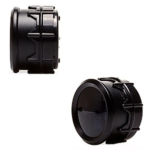 AUCELI Car Digital RPM Tachometer 0-9999, Universal Meter Kit, 2" 52mm & Blue LED Light Display