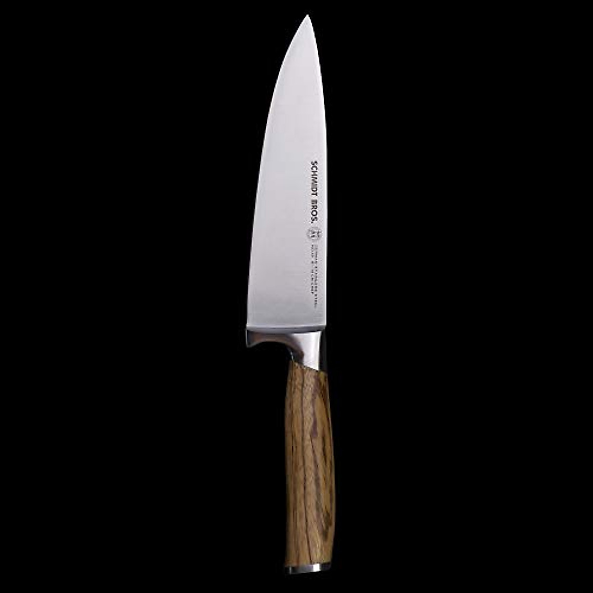 Schmidt Brothers - Zebra Wood, 6" Petit Chef Knife, High-Carbon German Stainless Steel Mulitpurpose Kitchen Cutlery
