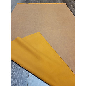 NAT Leathers,Desert Tan Tumbled Nubuck Soft Faux Vegan Leather PU {Peta Approved Vegan},Synthetic Pleather 0.9 mm Nappa Vinyl Upholstery,36"x54" (Desert Tan Nubuck)