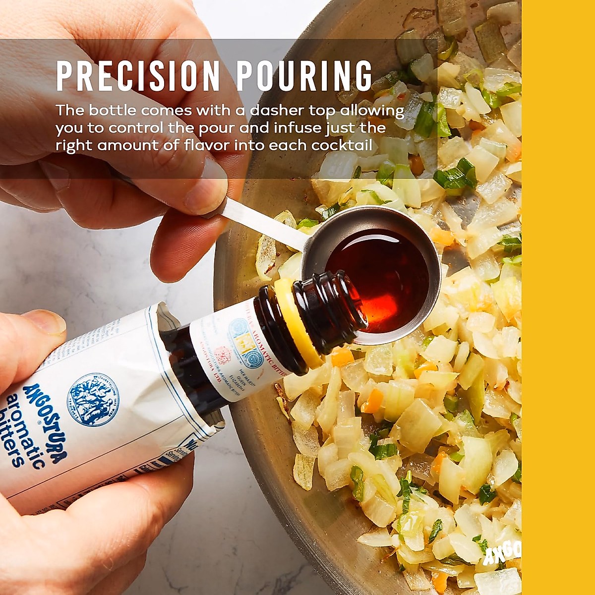 Angostura Bitters 16 oz - Angostura Bitters for Cocktails – Old Fashioned Cocktail Bitters Bar Essential for Drinks and Culinary Recipes with Parkway Distributors Ship Safe Bag