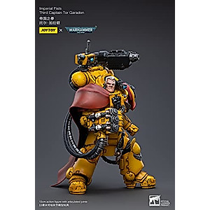 BLOOMAGE JOYTOY (BEIJING) TECH Warhammer 40k: Imperial Fists Third Captain Tor Garadon 1:18 Scale Figure