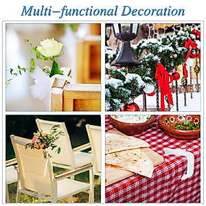 Church Pew Clips Heavy Duty Plastic Hooks Tablecloth Clips Chair Table Clips Translucent White Pew Clips Table Cloth Holders for Wedding Ceremony Church Aisle Railing Bow Decorations(24 Pieces)