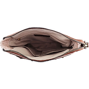 B BRENTANO Vegan Cute Animal Graphic Crossbody Bag Purse with Rhinestones and RFID Protection (Boho Feline RF)