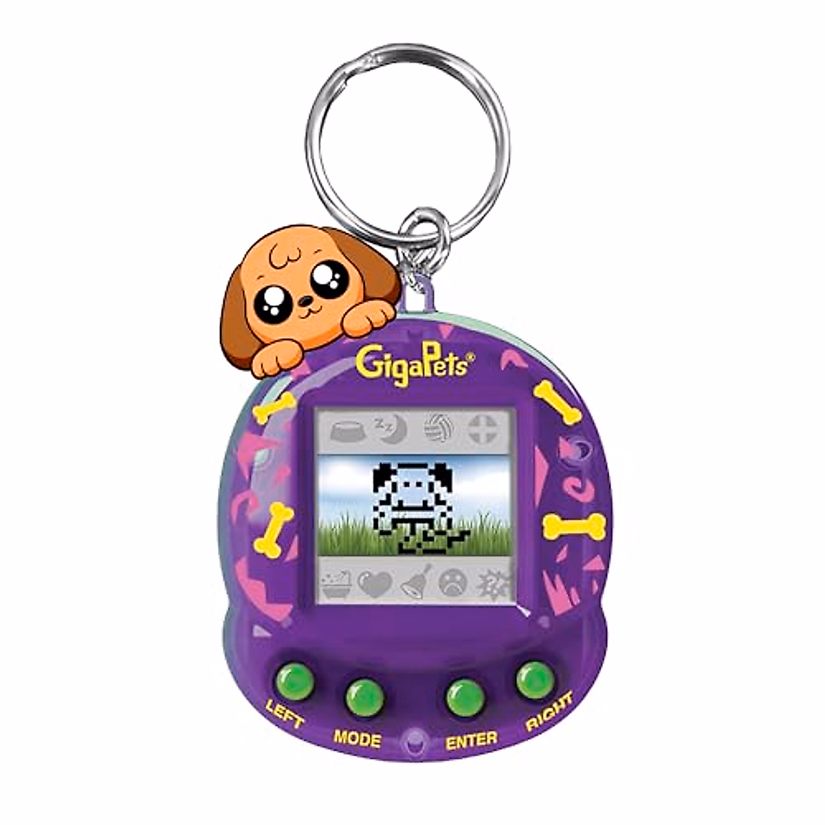 Giga Pet Virtual Pet for Kids Ages 5 and Up, 90s Throwback, 2-in-1 T-Rex Dinosaur | Upgraded Collector’s Edition | Kids Learn to Take Care of a Pet