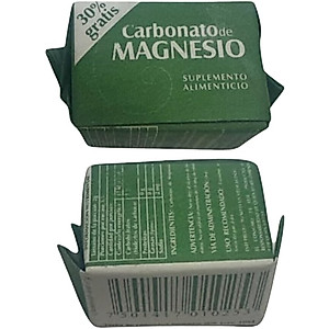 Magnesium Carbonate 7grs - Carbonato de Magnesio Puro (Pack of 3)