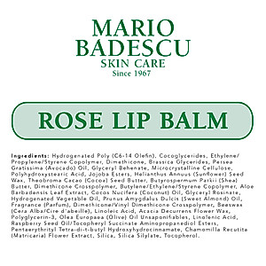 Mario Badescu Moisturizing Lip Balm | Trio Pack Includes Mint, Rose, and Original | Infused with Vitamin E, Cocoa Butter, and Coconut & Sweet Almond Oils for Soft & Supple Lips | 3 Count