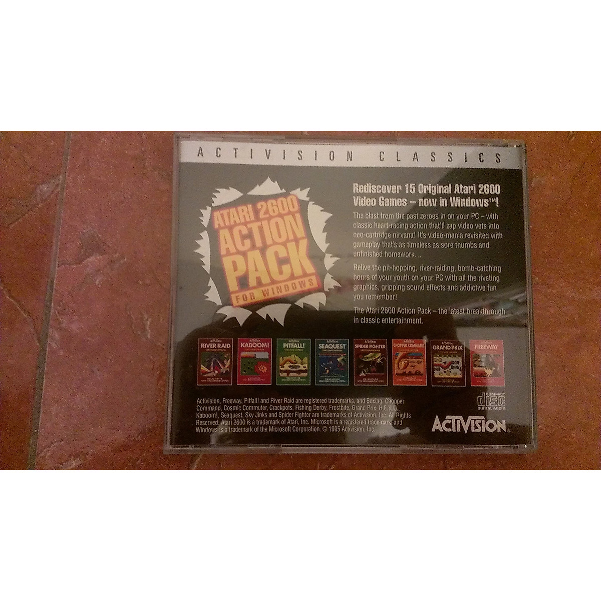 A COLLECTION OF ACTIVISION CLASSIC GAMES FOR THE ATARI 2600