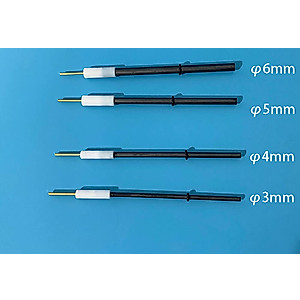 High Purity Graphite Rod Electrode, Electrolysis Experiment Inert Electrode, Laboratory Level Carbon Rod, Auxiliary Electrode 6mm Graphite Cathode 1 Pcs (Φ=2mm L=90mm)