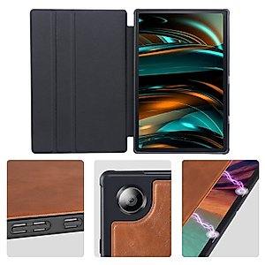 CoBak Case for Samsung Galaxy Tab A8 10.5 Inch 2022, Multi-Viewing Angles, All New PU Leather Smart Cover with Auto Sleep Wake Feature for Samsung Galaxy Tab A8 Tablet,Daffodil Yellow