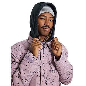 Burton Men's Standard Dunmore 2L Jacket, Elderberry Spatter, Large