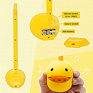Otamatone Classic [English Edition] Yellow Japanese Electronic Musical Instrument Portable Synthesizer from Japan Maywa Denki for Children and Adults Gift