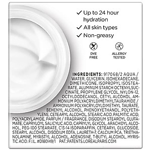 L'Oreal Paris Skincare Wrinkle Expert 55+ Anti-Aging Face Moisturizer with Calcium Non-Greasy Suitable for Sensitive Skin 1.7 fl; oz.