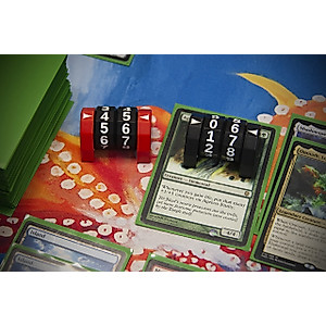 Life Counter / Wound Counter - Number dial - Two Dial Red - MTG, Warhammer 40k, D&D, or Other Tabletop Games - Phoenix Fire Gaming