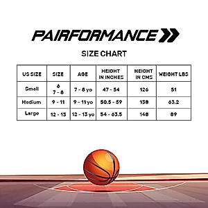 PAIRFORMANCE Boys Basketball Jerseys Shirt Sports Shirts and Athletic Shorts Set for Youth Kids Age 6-12 Team Uniforms -Bask-Grey-M