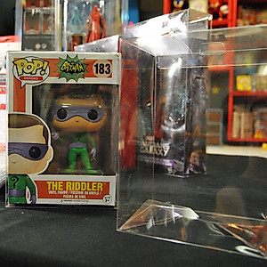 20 Pack Funko Pop Protector Display Case - Soft Plastic Protective Box Case to Keep Your Collection in Mint Condition - Showcase Your Collection with Durable, Clear Protectors