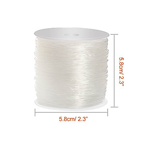 Paxcoo 1.2mm Elastic Stretch String Cord for Jewelry Making Bracelet Beading Thread