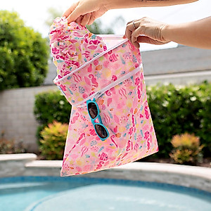 green sprouts i play Wet & Dry Bag | Stores Wet & Dry Items Separately | Use for Swim wear, Diapers, Underwear, Clothes & More