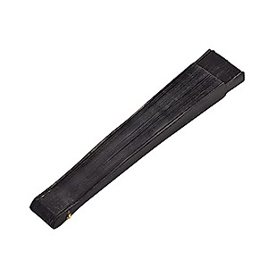 Spanish Folding Fan for Women Vintage Wooden Hand Fan for Dance Party Performance and Gift(Black)