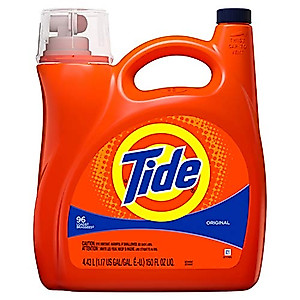 Tide Liquid Laundry Detergent, Original, 96 loads, 150 Fl Oz