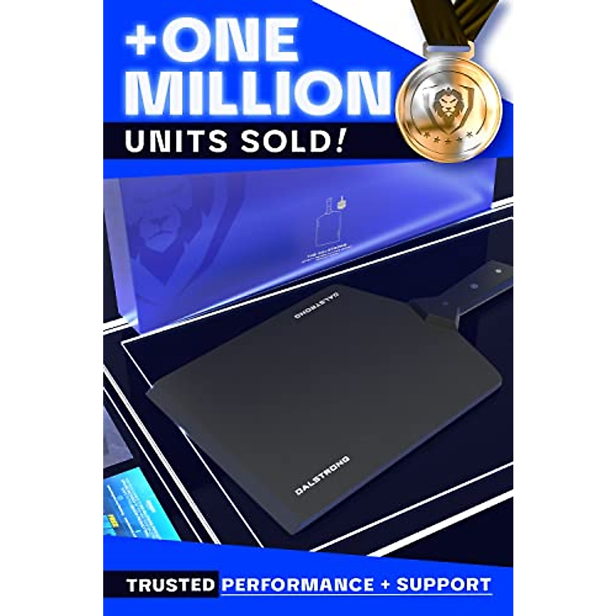 DALSTRONG Cutting & Serving Board - Black Wood-Fibre Cutting Board - Non-Slip Feet - The Infinity Series - G10 Handle - Obsidian Black - Medium Size (9" x 11")