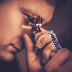 4 Pieces Pick Up Tool Piercing Ball Frabber Tool Magnetic Telescoping with 4 Prongs IC Chips Metal Grabber Claw Pickup Holder Electronic Component Catcher for Tiny Objects in Home Office