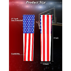 SATINIOR 8 Pairs Arm Sleeves for Men Women Compression UV Sun Protection Arm Sleeves (L)