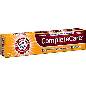 ARM & HAMMER Complete Care Fluoride Anticavity Toothpaste, Fresh Mint 6 oz (Pack of 3)