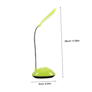 HEALEEP Led Night Lamp for Bedroom Battery Operated Folding Desk Light Portable for Study and Reading
