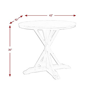 Picket House Furnishings Keaton Round Counter Height Dining Table