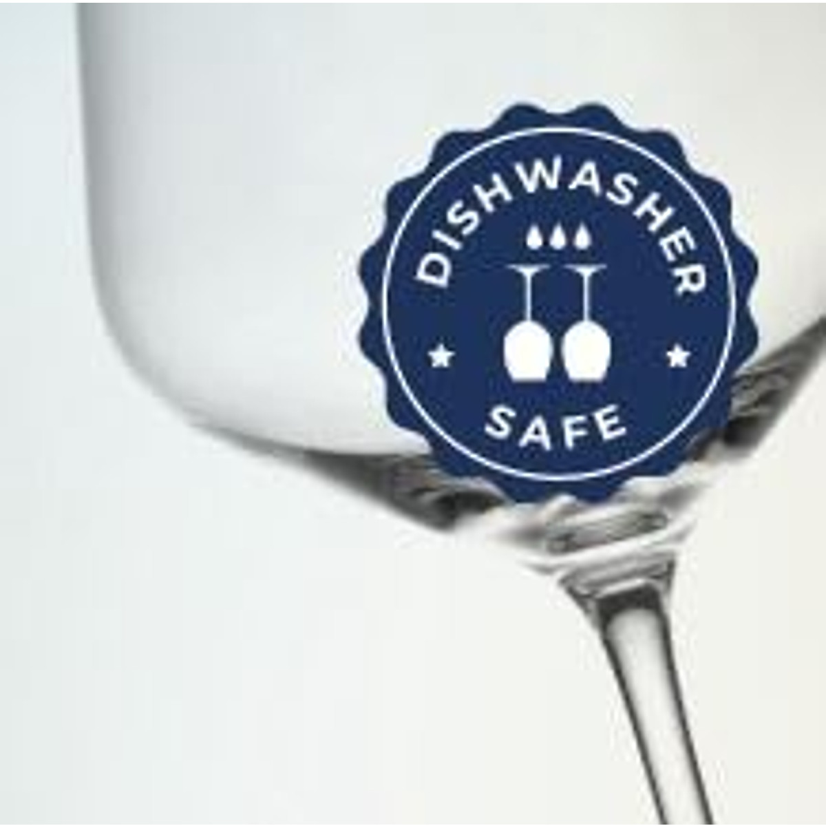 Crystalex Wine Glasses Set Of 6, Stemmed Crystal Port Red & White Wine Glass Set, 100% Lead-Free Glass (450 ML)