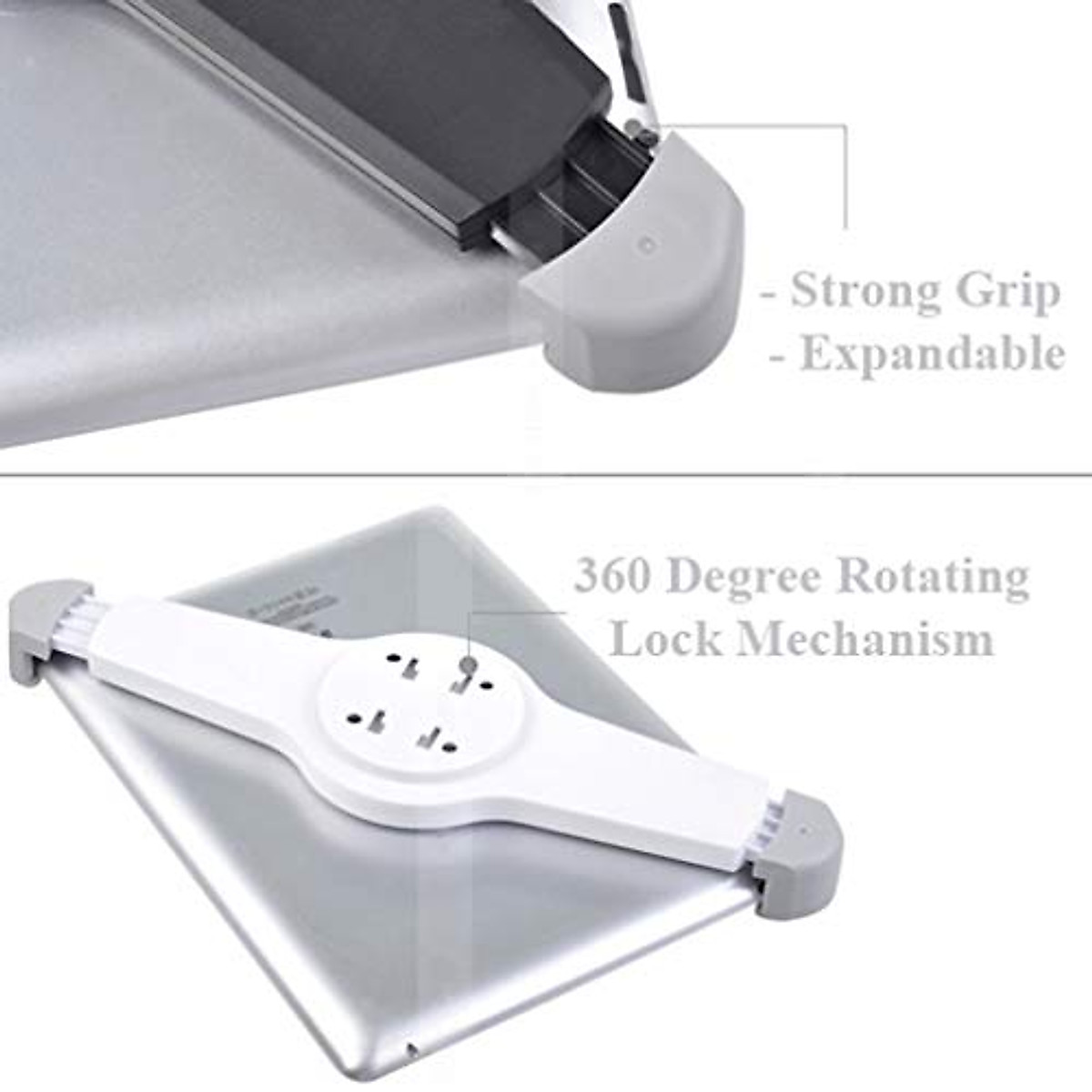 Holder Car Headrest Mount Compatible with Amazon Fire 7 Kids (2022 Release),HD 8 (2022 Release),(2020 Release),(2018 Release),(2016 Release) - Seat Back Cradle Swivel Tablet Dock