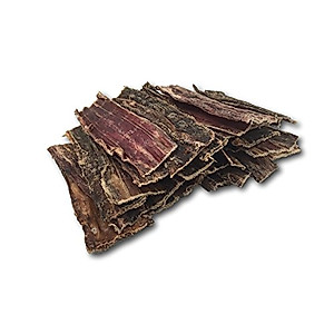 Top Dog Chews - 5" - 6" Buffalo Beef Tendon Taffy, 30 Pack, Beef Jerky Dental Treats for Dogs - Organically Sourced, Single Ingredient Dog Treat, for Small, Medium, or Large Dogs