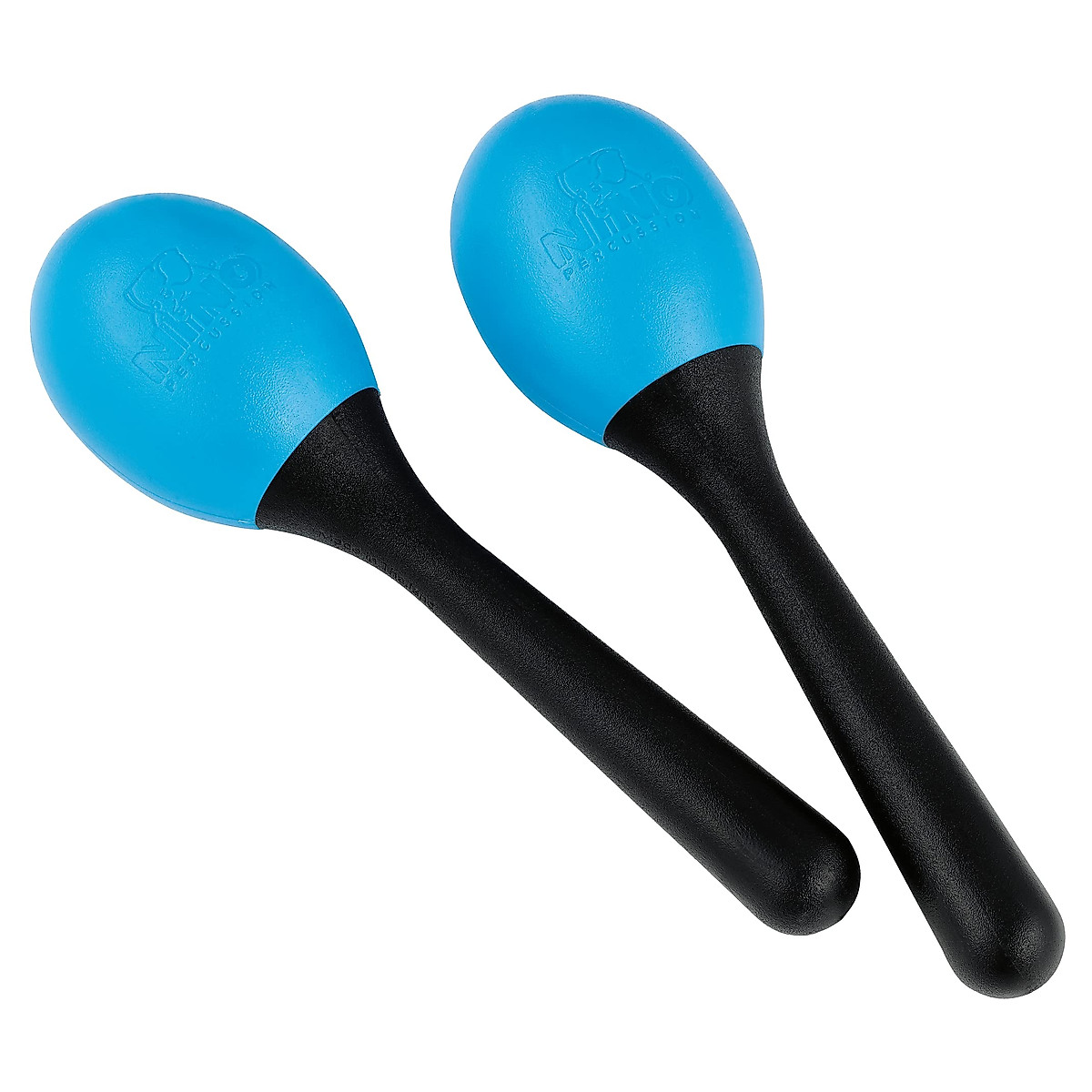 Nino Percussion Kids' Maraca Pair-NOT Made in China-Sky Blue, Plastic, for Classroom Music or Playing at Home, inch (NINO569SB)