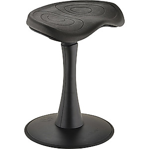 Safco Products 2271BL Fidget Active Stool, 18", Black