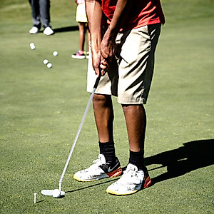 BESPORTBLE 1 Set Golf Folding Pole Three-Joint Golfs Putter Zinc Alloy Golfs Putter Zinc Alloy Golfs Push Rod Training Golfs Putter Golfs Clubs Golfs Folding Putter Golfs Foldable Putter