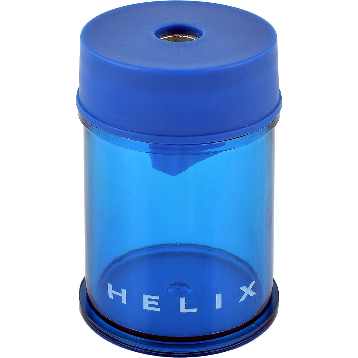 Maped Helix USA - Helix Canister 1 Hole Pencil Sharpener - Standard Pencil Compatibility - Durable Steel Blade - Assorted Colors